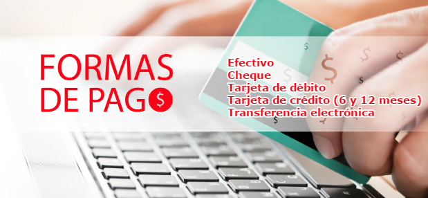 Formas de pago – La Esfera del Centro SA de CV
